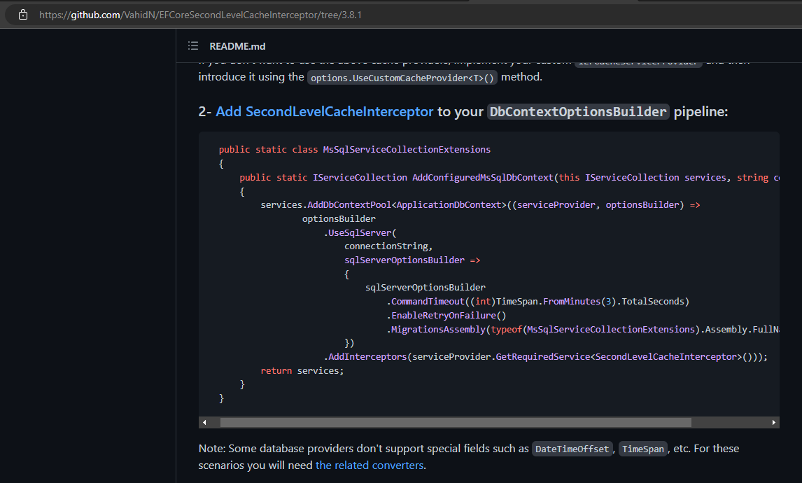 I can't use Second Level Cache with ABP · Issue #6672 · aspnetboilerplate/aspnetboilerplate · GitHub