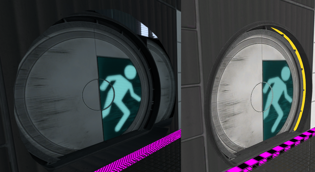 Portal 2 Bug: prop_linked_portal_door origin offset upon spawn (Hammer position difference ...