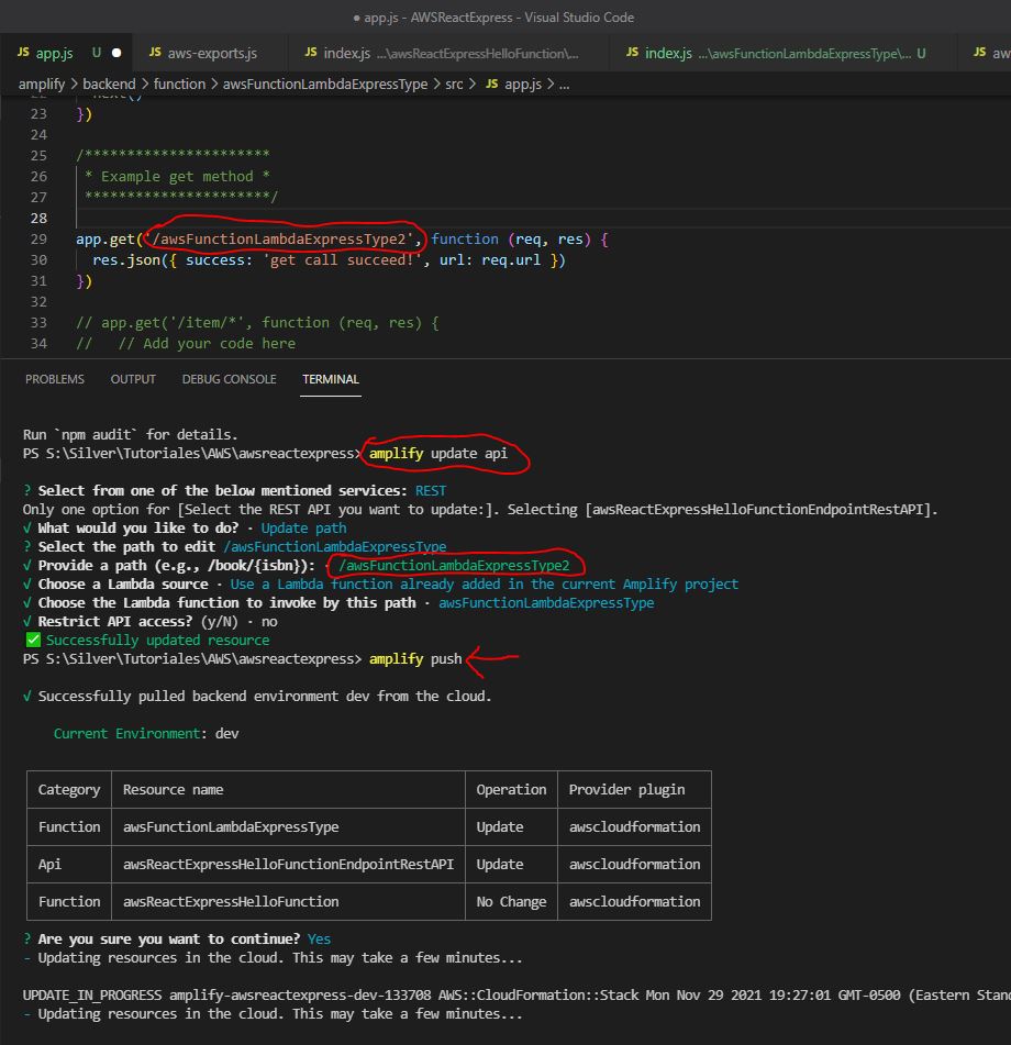 Amplify Update Api For Rest Not Deploying Updated Path To Stage Dev · Issue 9142 · Aws