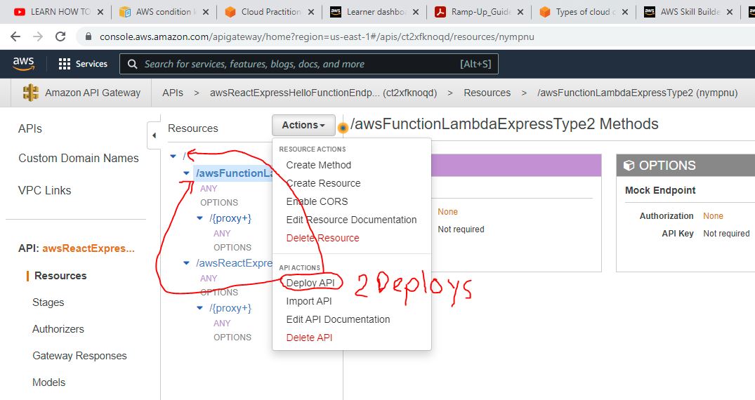 Amplify Update Api For Rest Not Deploying Updated Path To Stage Dev
