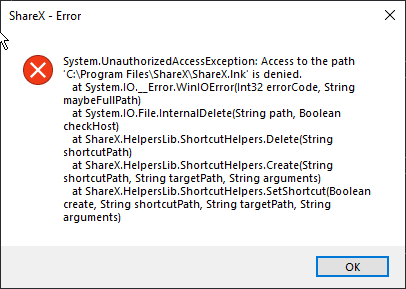 Won't start on boot, can't enable in settings. · Issue #5575 · ShareX/ShareX · GitHub