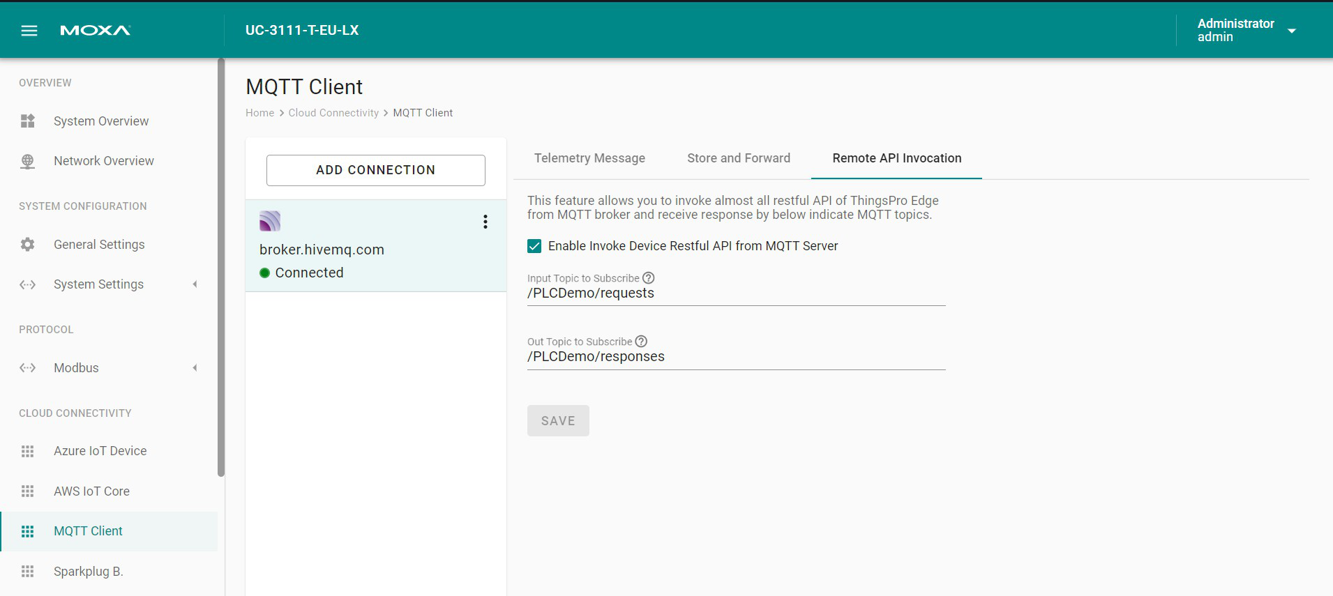 GitHub - CurtisCY/TPE-CommandGenerator-MQTT: MOXA ThingsPro Edge Remote API Invocation request ...