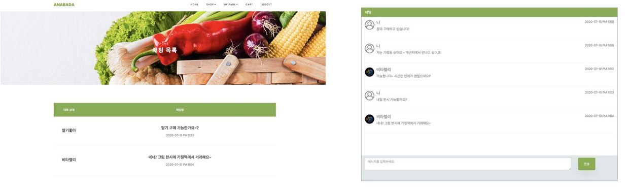 GitHub - cha-n/Anabada: 과일, 야채를 다 먹기에엔 부담이 되어 구매를 망설이는 사람에게 도움이 되는 웹 서비스