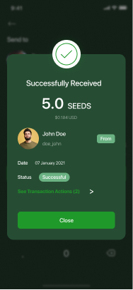 QR Code Receive - Done screen · Issue #1091 · JoinSEEDS/seeds_light_wallet · GitHub