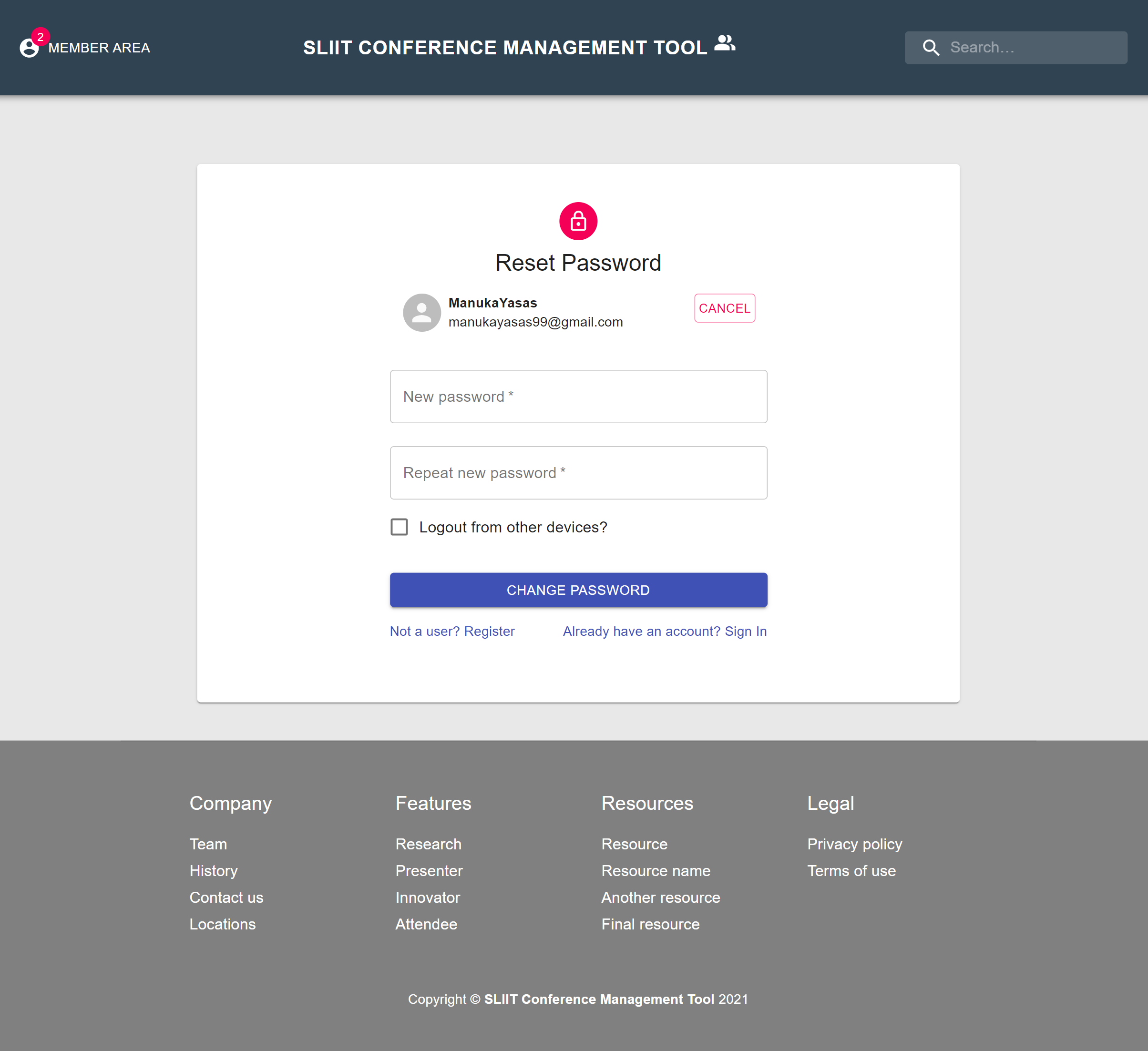 GitHub - manuka99/Conference-Management-Tool: As part of our SE3040 ...