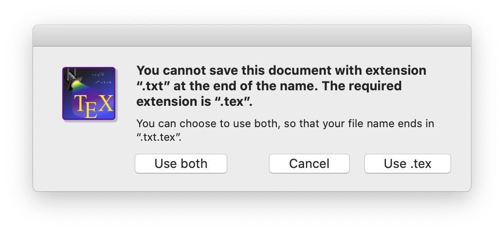 Suggestion to let user choose the file extension upon saving · Issue #1147 · texstudio-org ...
