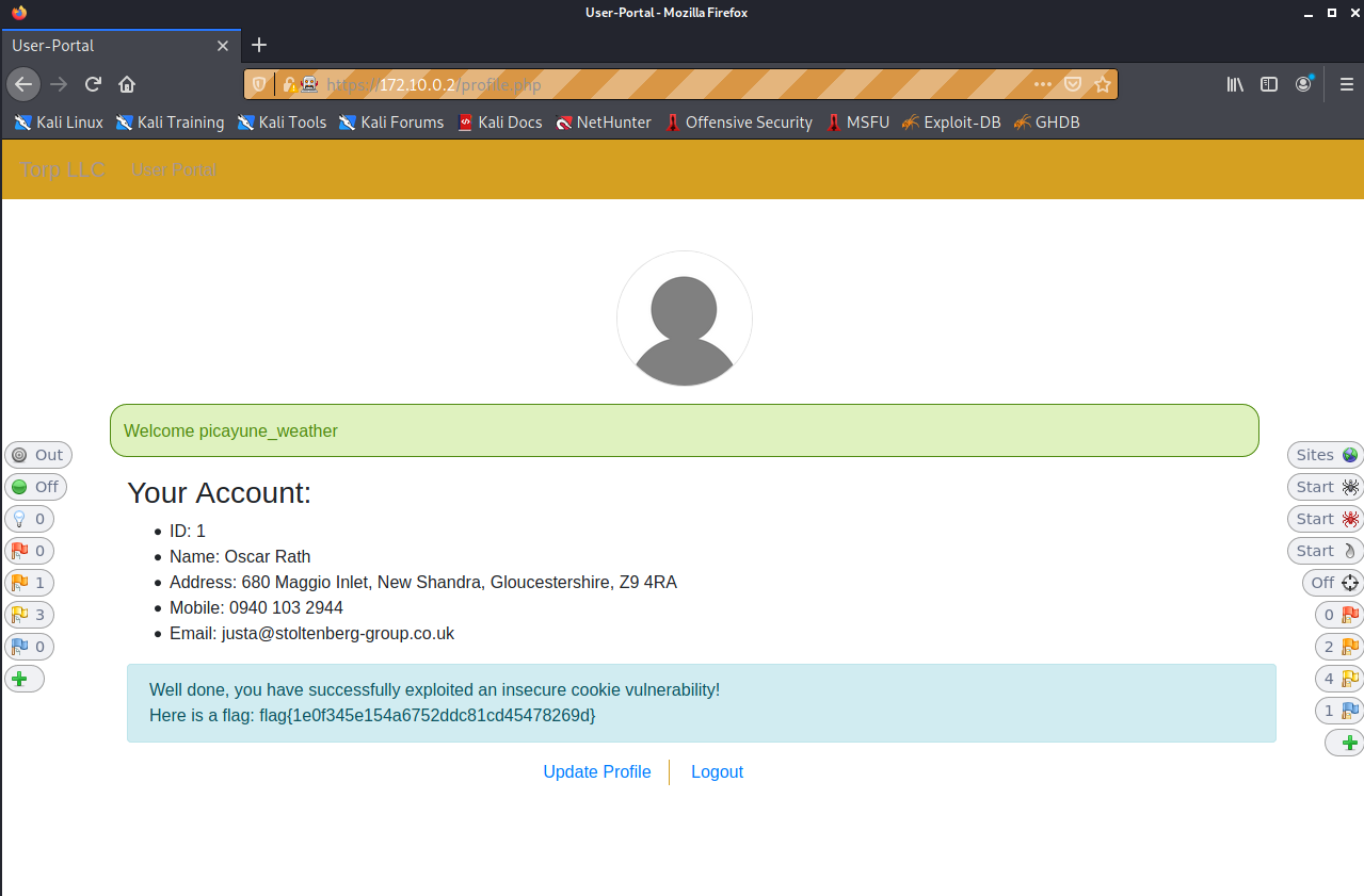 Commando: implement insecure cookie vulnerability · Issue #206 · cliffe/SecGen · GitHub