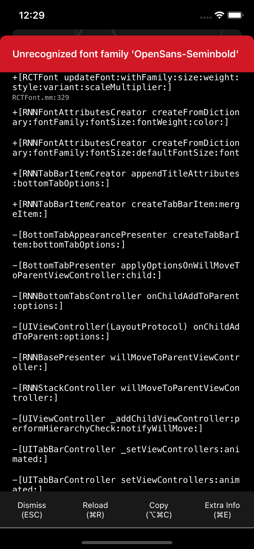 Unrecognized Font Family OpenSans Seminbold Issue 6664 Wix react