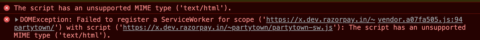 Service Worker not registering · Issue #171 · QwikDev/partytown · GitHub