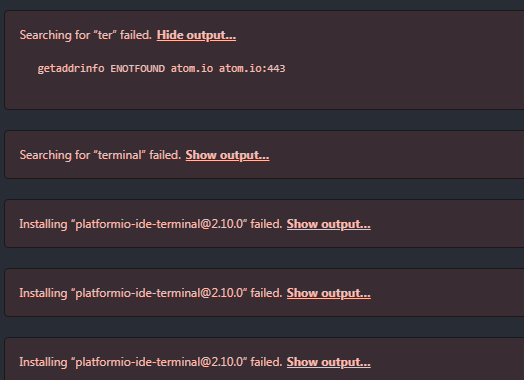 Spam · Issue 848 · Platformio Platformio Atom Ide Terminal · Github