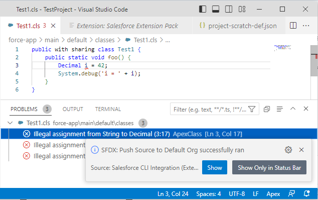 Problems tab does not refresh when issues are addressed · Issue #2608 · forcedotcom/salesforcedx ...