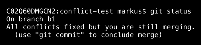 Can't create merge commit after discarding conflicted changes · Issue ...