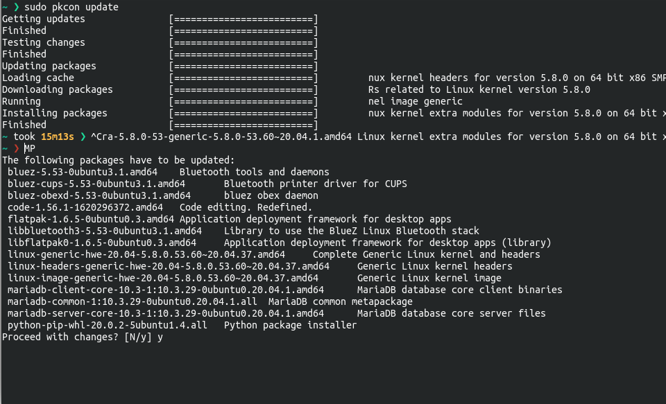 [Accessibility] pkcon commands have unclear output · Issue #472 · PackageKit/PackageKit · GitHub