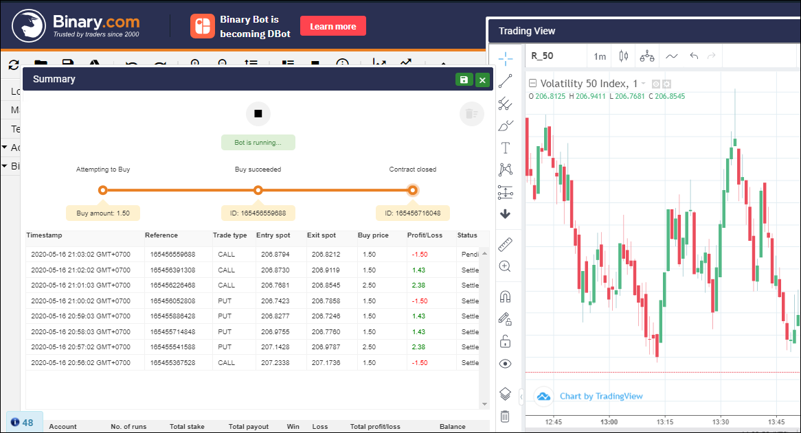 Please upgrade and change BOT / Deriv · Issue #2784 · binary-com/binary-bot · GitHub