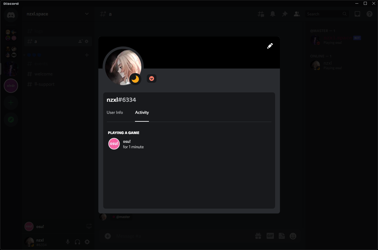 Discord RPC doesn't show any game data · ppy osu · Discussion #20821 ...