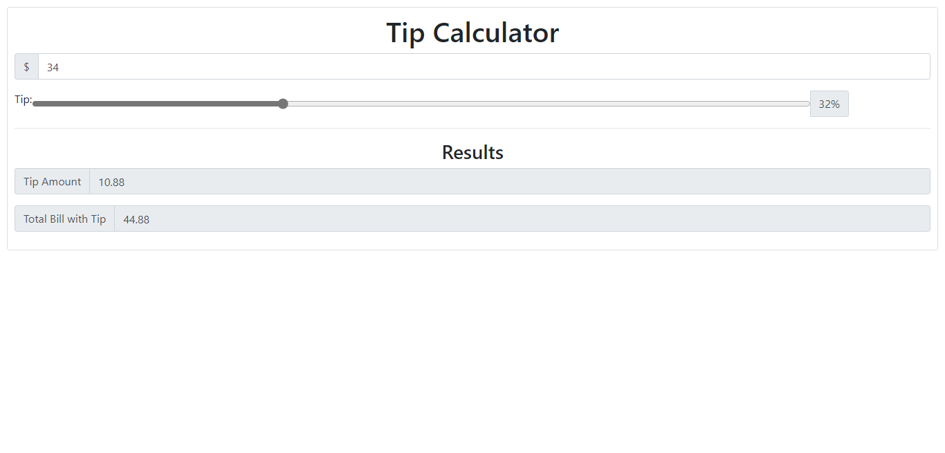 GitHub - bipasha04/Tip_Calculator: Fully functional tip-calculator ...