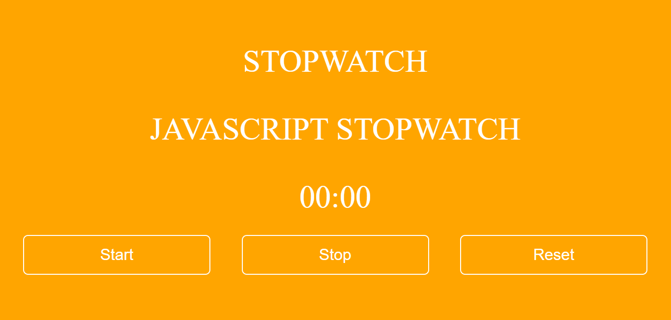 GitHub - bipasha04/Stopwatch: A functional stopwatch using HTML ,CSS ...