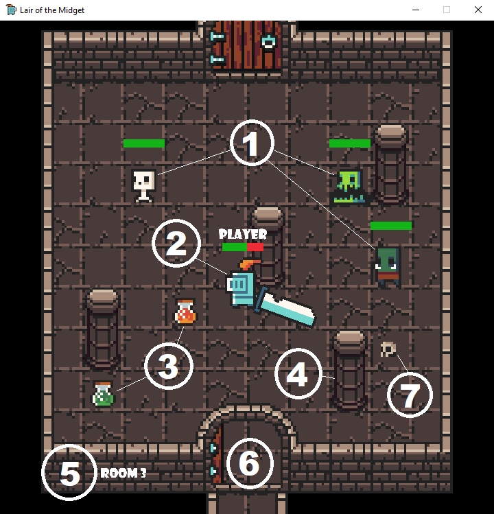 GitHub - PELange/Lair-of-the-Midget: Lair of the Midget - a top down dungeon fighter
