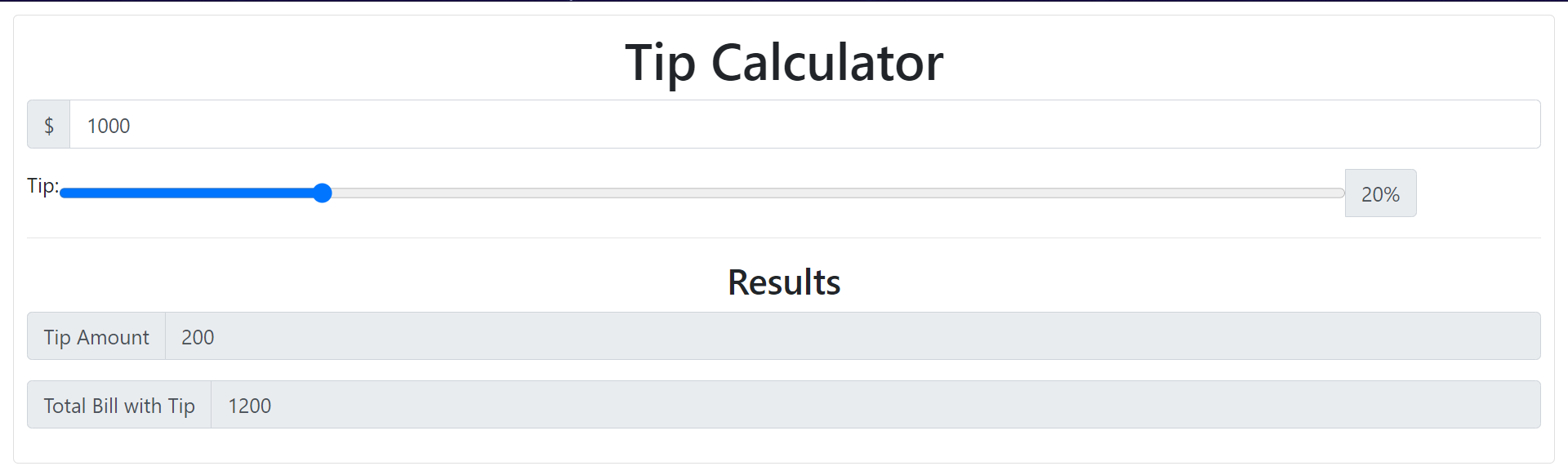 GitHub - Aniket0420/Tip_Calculator: Fully Functional Tip Calculator using HTML, CSS, Javascript