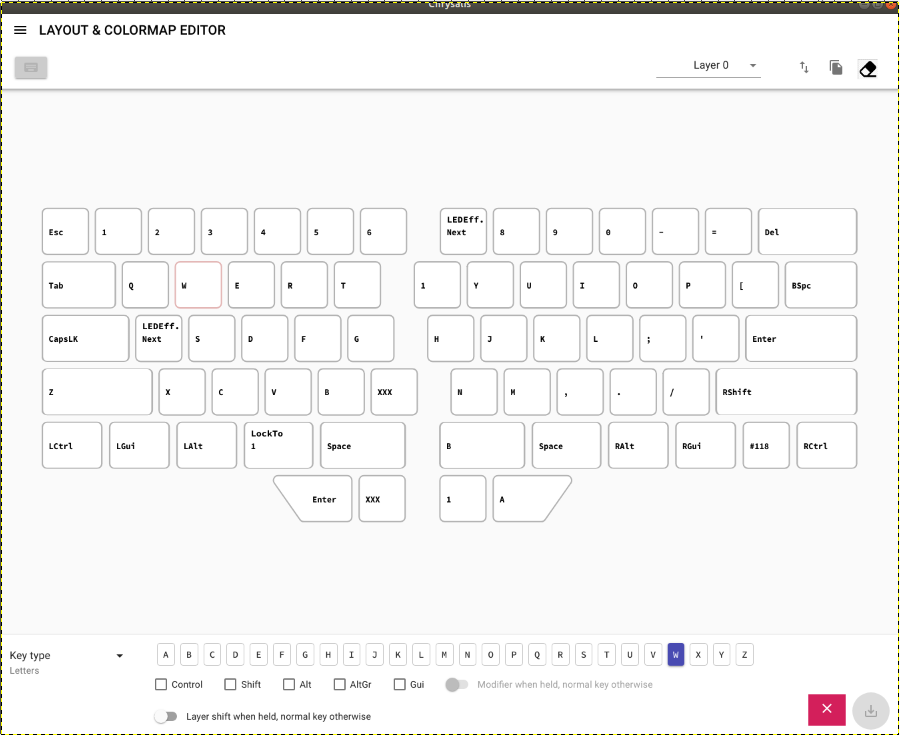 main window changes for usability · Issue #385 · keyboardio/Chrysalis · GitHub