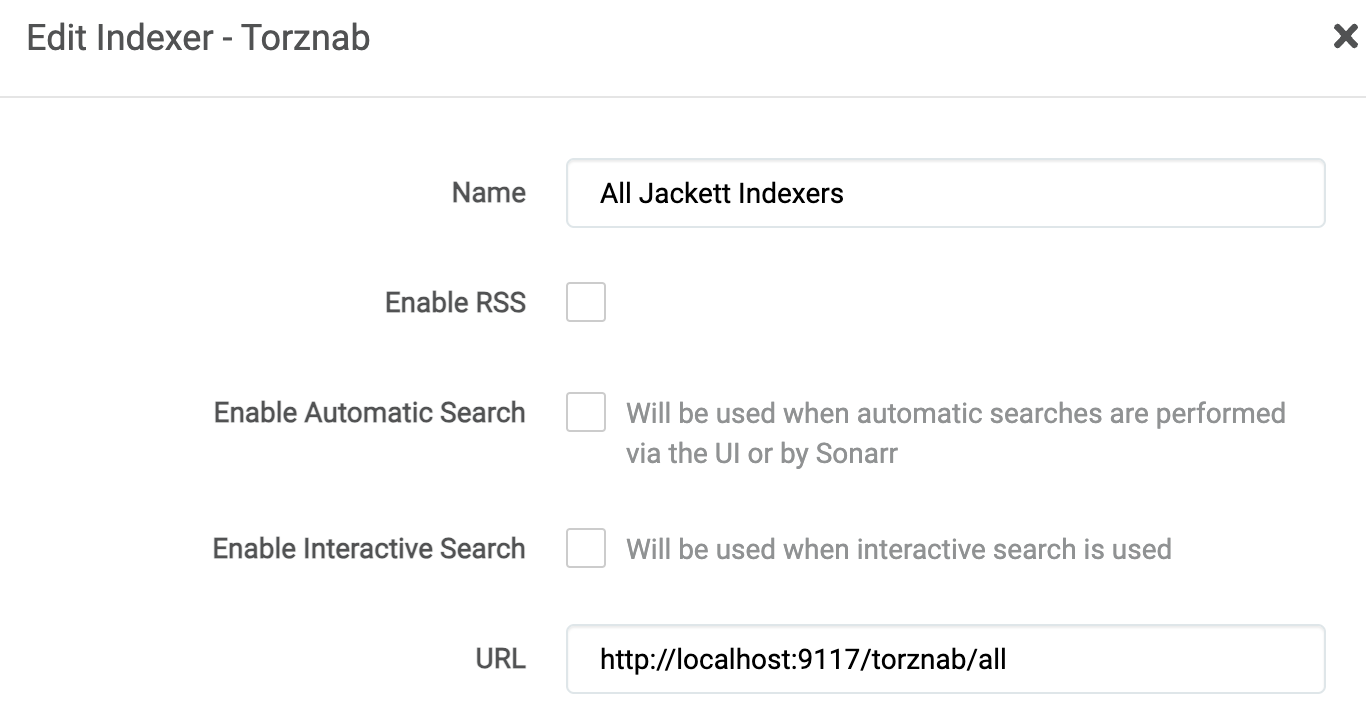 All Jackett Indexers warning despite it being disabled · Issue #5848 · Sonarr/Sonarr · GitHub