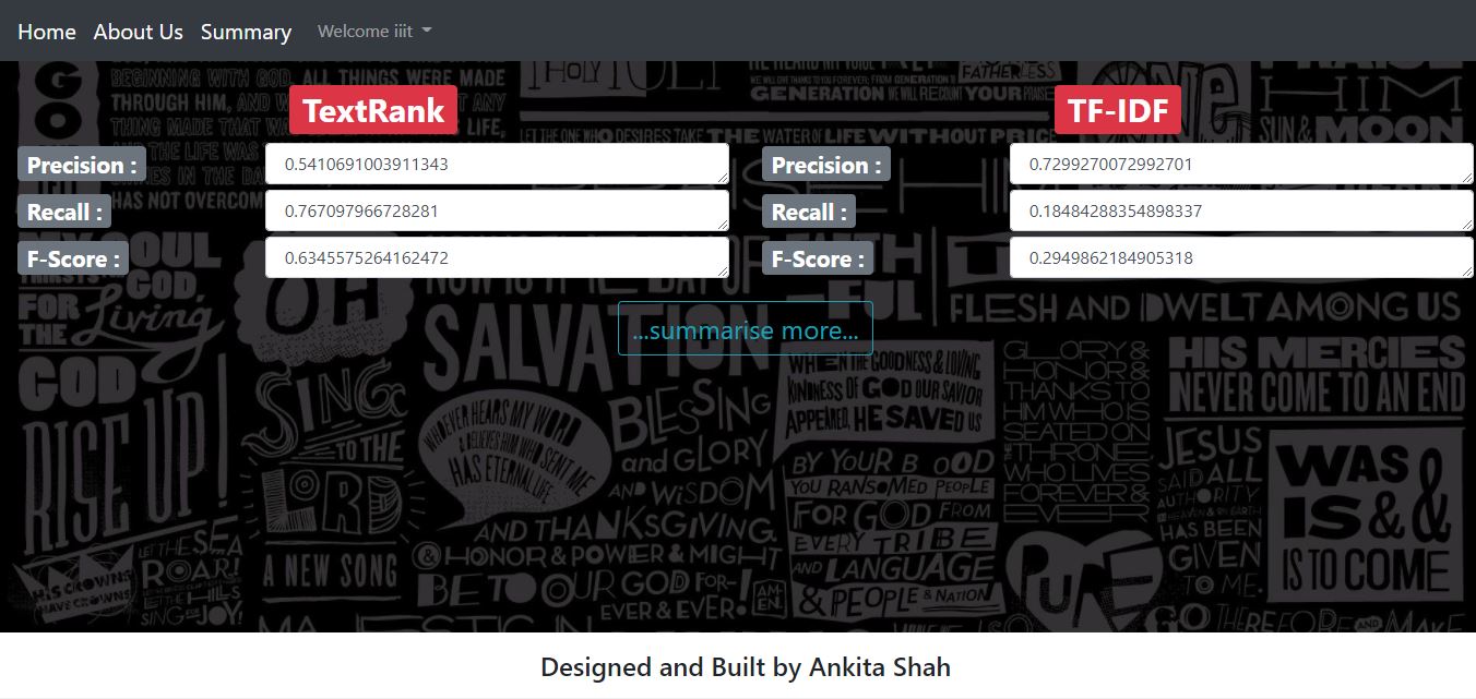 GitHub - Ashah2013/summarise