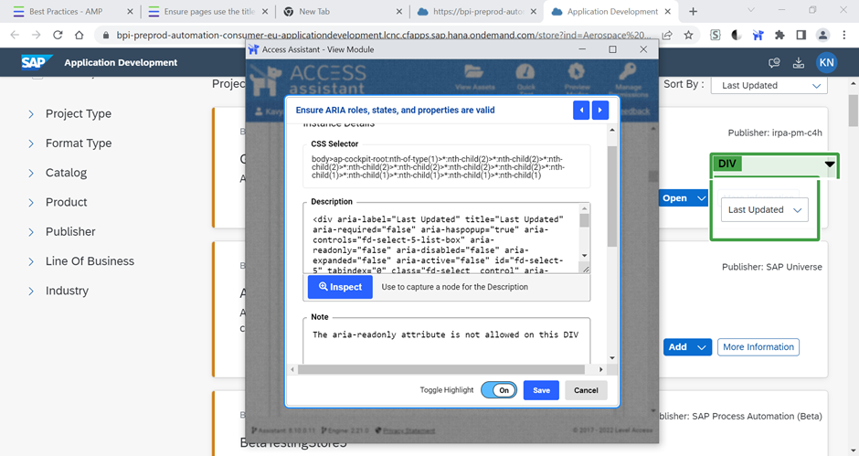 Aria-readonly attribute is not allowed on this DIV · Issue #9024 · SAP/fundamental-ngx · GitHub
