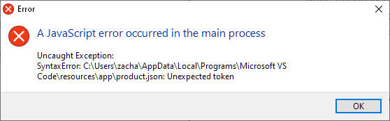 App won't start or uninstall · Issue #82036 · microsoft/vscode · GitHub