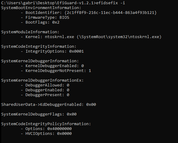 Having a problem with Efiguard · Issue #63 · Mattiwatti/EfiGuard · GitHub