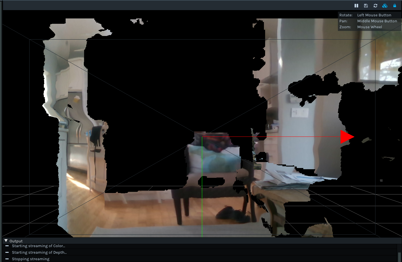[D435] Spurious pointcloud behind object · Issue #1148 · IntelRealSense/realsense-ros · GitHub