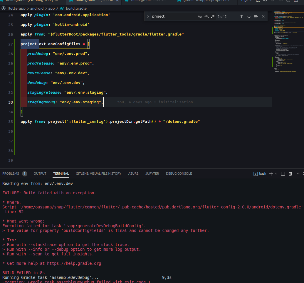 gradle env files map not working · Issue #52 · ByneappLLC/flutter_config · GitHub