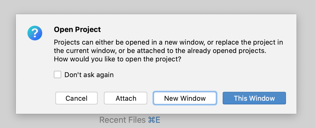 Ask to open folder in new window or replace the existing one · Issue ...