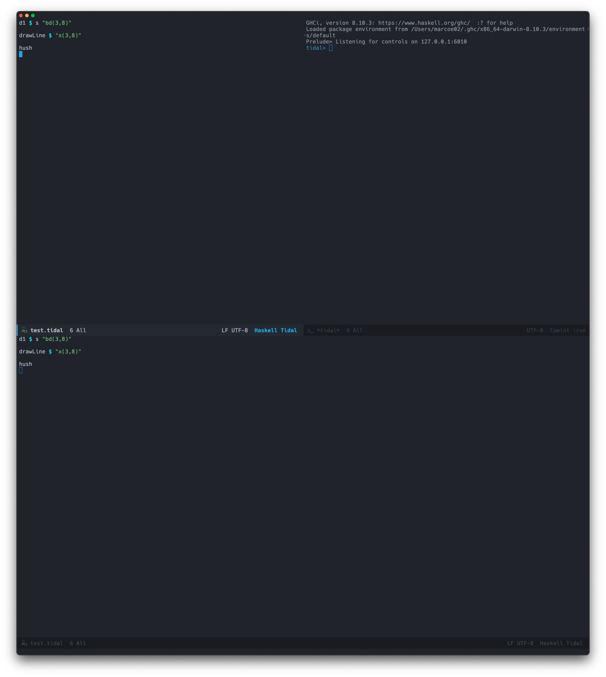 tidal-see-output called by tidal-start-haskell displays duplicate buffer · Issue #748 ...