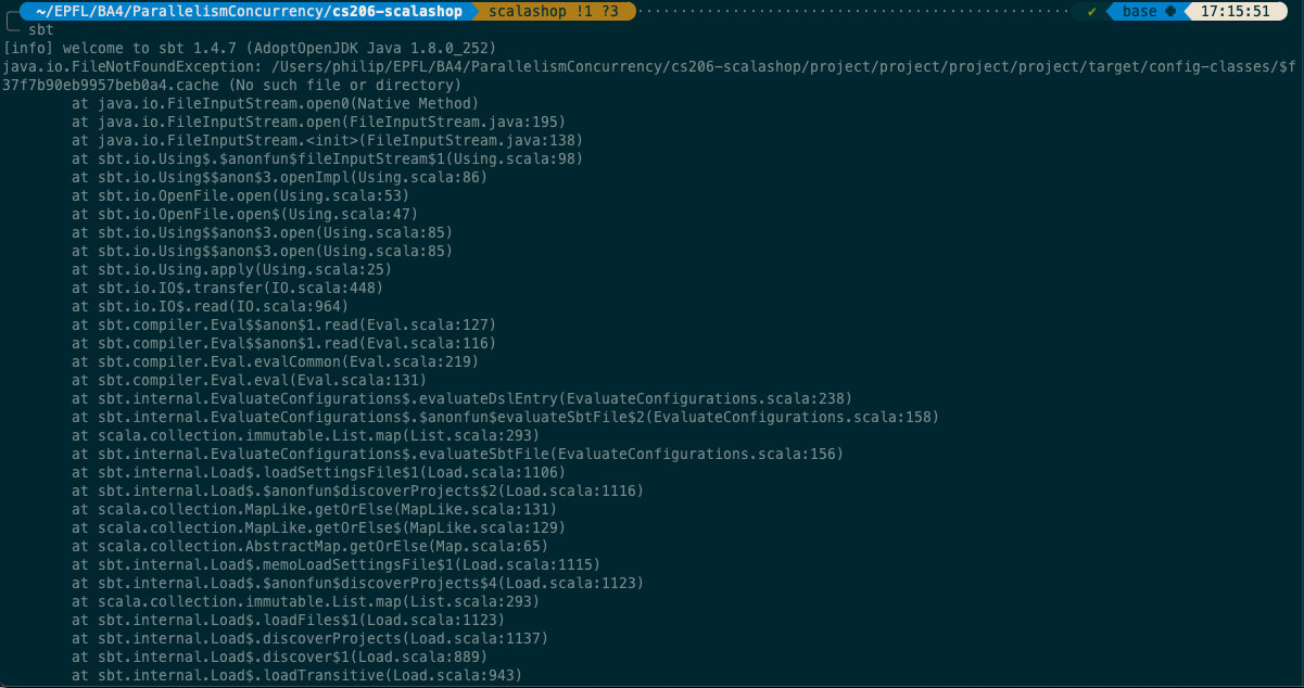 sbt should try to recover from a corrupted target/ or ~/.sbt directory · Issue #6338 · sbt/sbt ...
