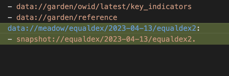 walkthrough: Meadow step is not generated properly · Issue #1001 · owid/etl · GitHub