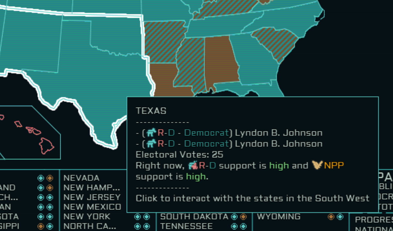 USA - LBJ twice the senator from Texas in 1962 · Issue #1090 · TNODevs/TNO-Bug-Tracker · GitHub