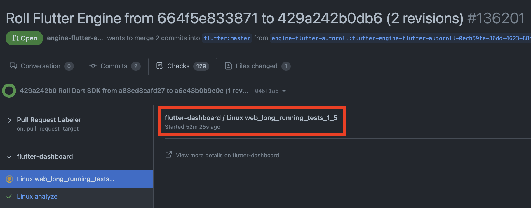 Differences between GitHub and LUCI queue/run times · Issue #136203 · flutter/flutter · GitHub