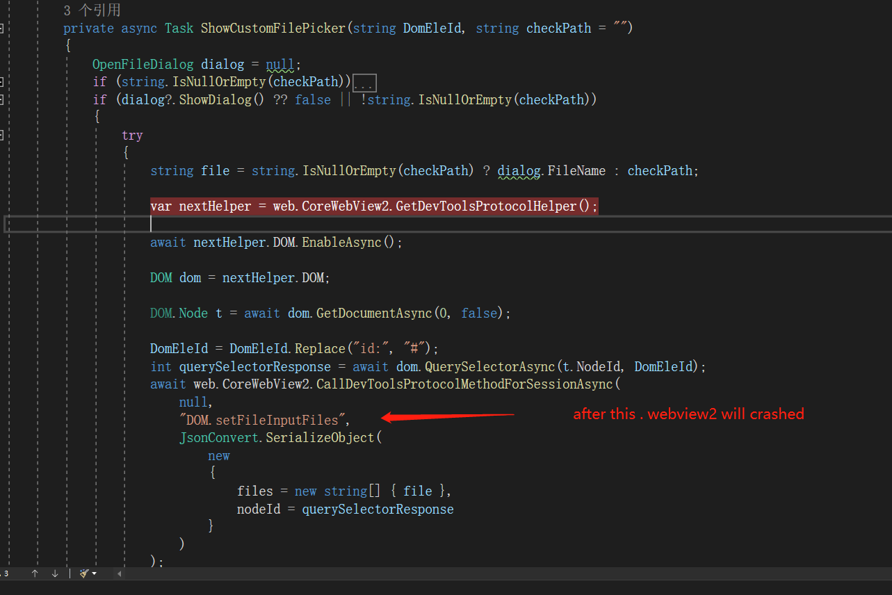 [BUG] when i use cpd command at NewWindowRequested, the process will crash · Issue #3506 ...