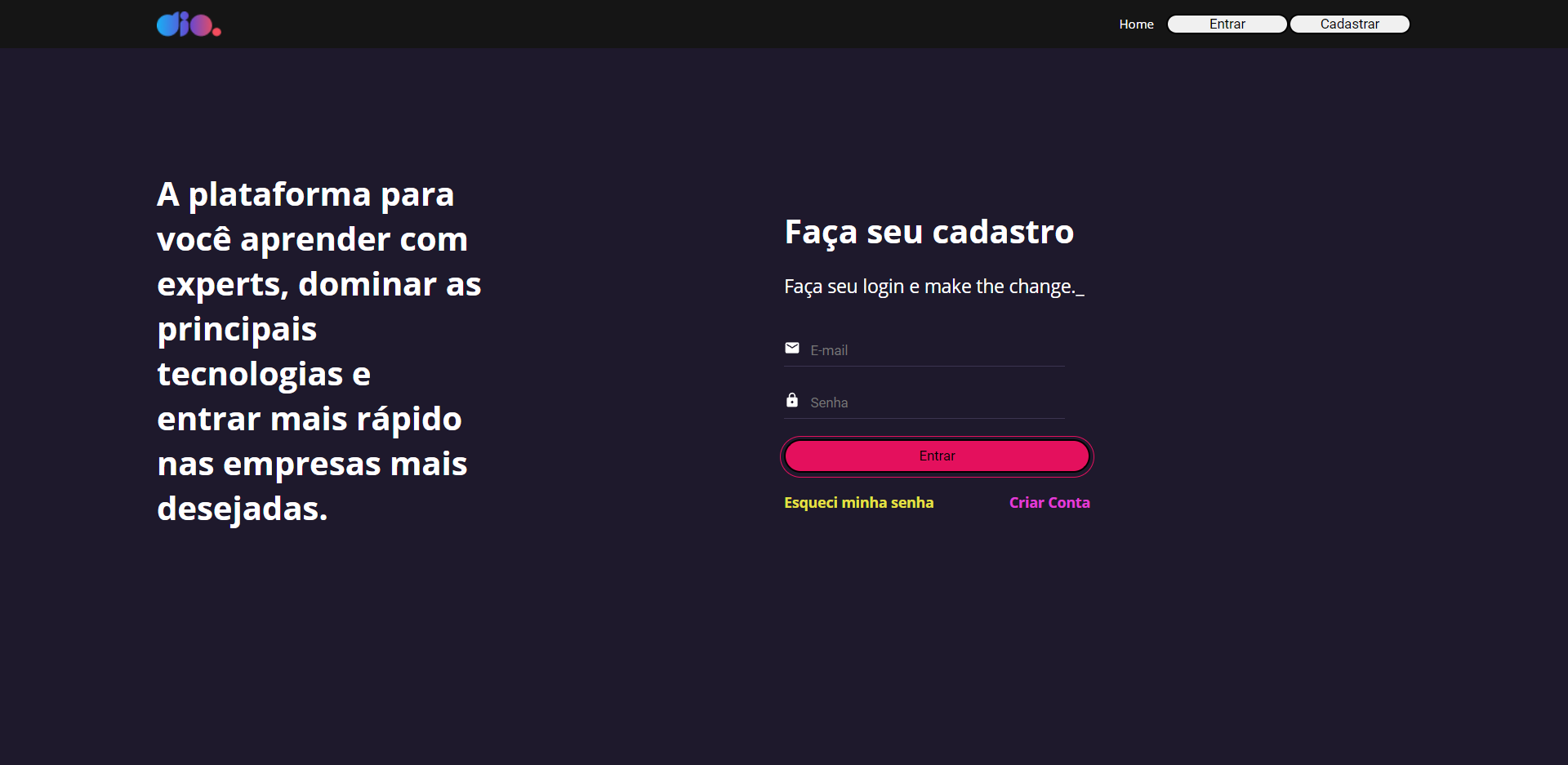 GitHub - MercurialBR/Clone_DIO