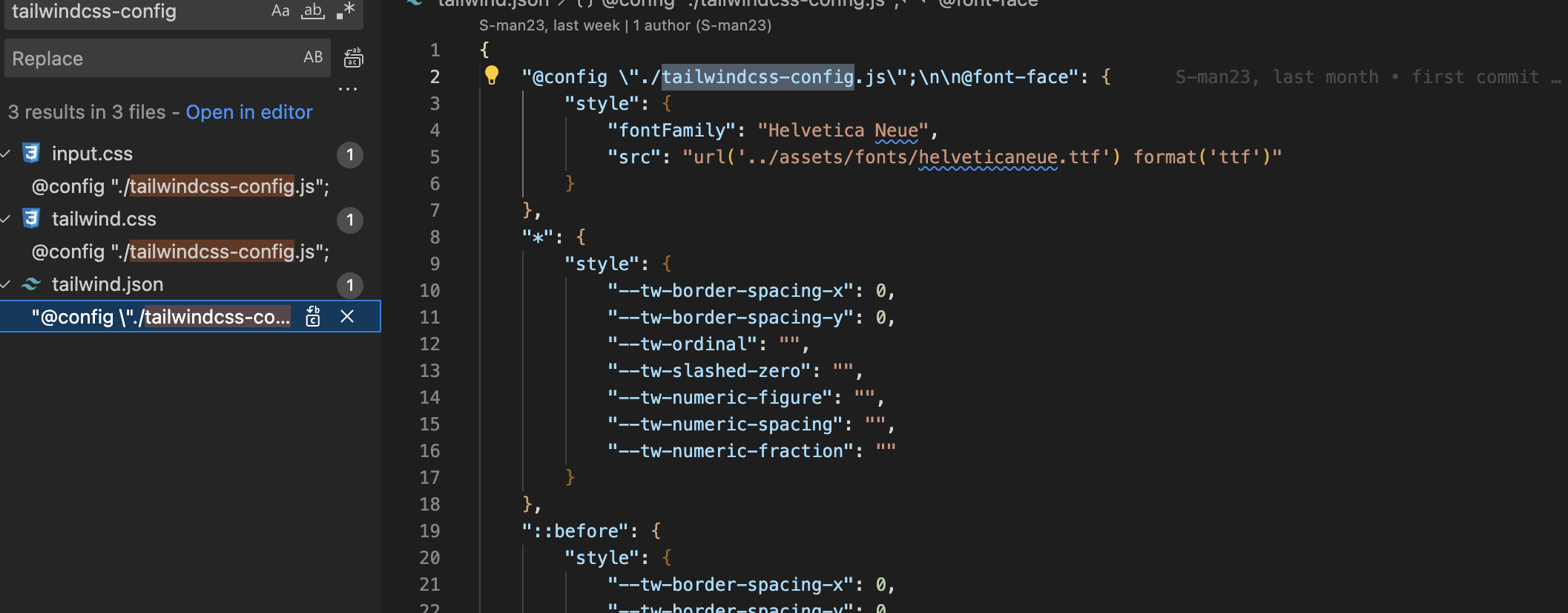 Changed computers and cannot find where to update new tailwind.config location path ...