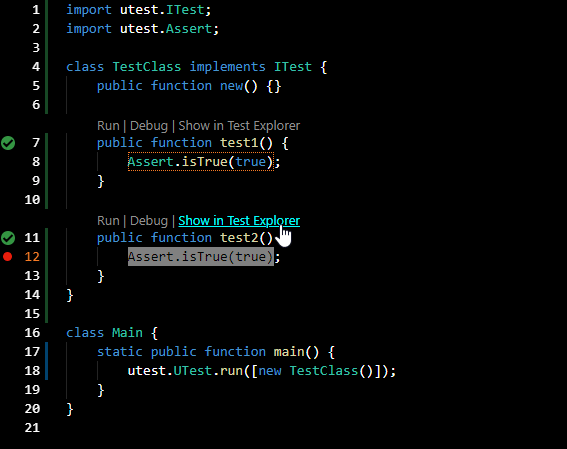 Debugging Individual Test Cases Does Not Work · Issue 13 · Vshaxehaxe Test Adapter · Github