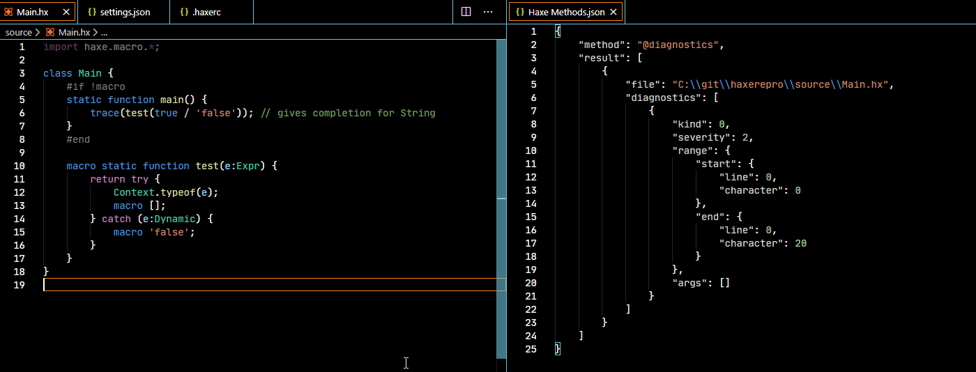 Context.typeof on unknown identifier is Unknown instead of error in display mode. · Issue #6794 ...