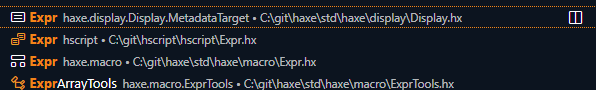 [ide] modules should show up in workspace symbols · Issue #9462 · HaxeFoundation/haxe · GitHub