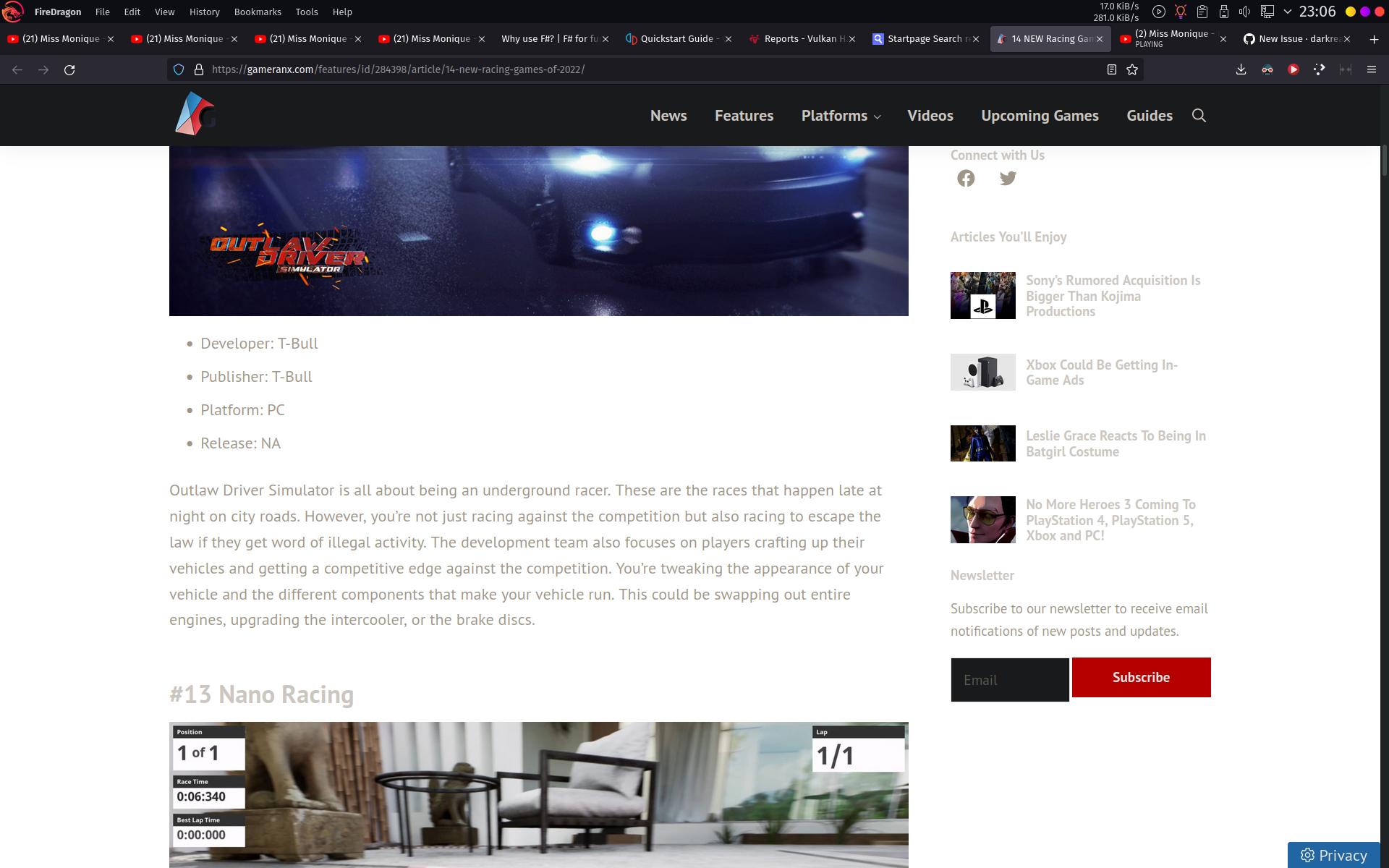 [Broken Website] Gameranx · Issue #8655 · darkreader/darkreader · GitHub