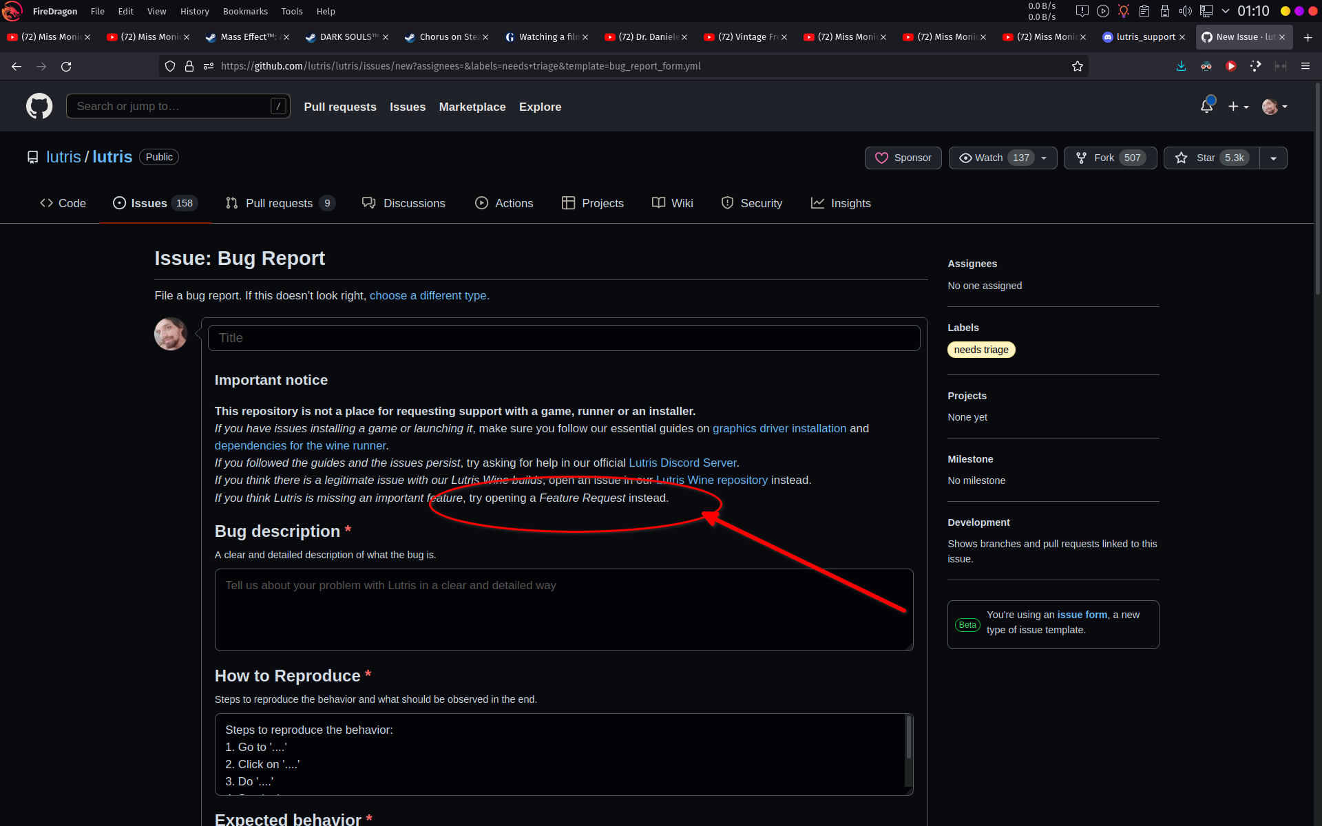 No feature request indication · Issue #4229 · lutris/lutris · GitHub