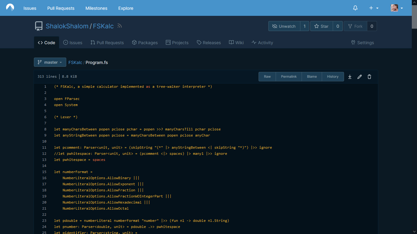 F# and Forth clash · Issue #727 · alecthomas/chroma · GitHub