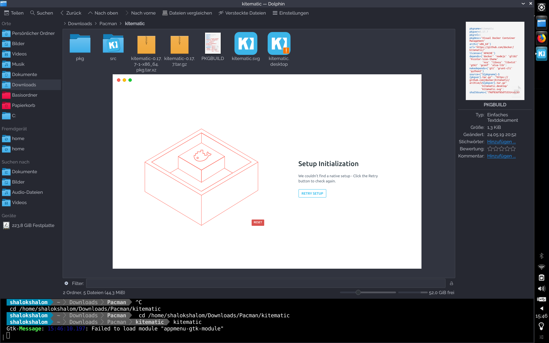Missing Setup · Issue 4926 · Dockerkitematic · Github