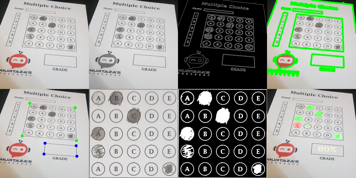 GitHub - arsalanrehman2099/Optical-Marks-Recognition-OpenCV: Automated ...