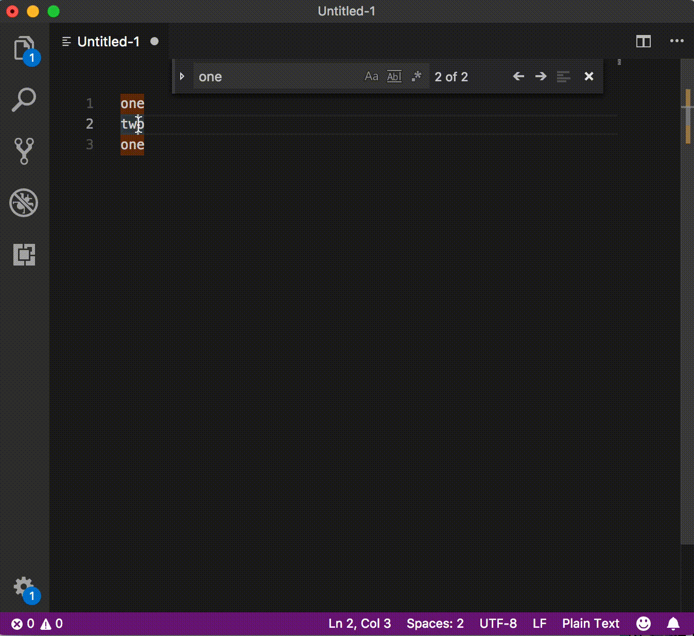 Bug: "Add Selection To Find Next Match" - Selection not reset when using cursor to select a new ...