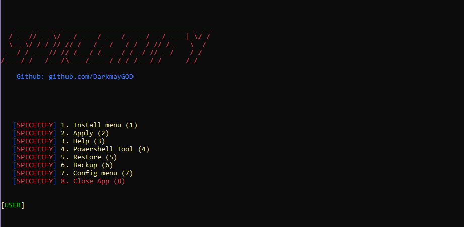 GitHub - DarkmayGOD/spicetify-app: App for Spicetify